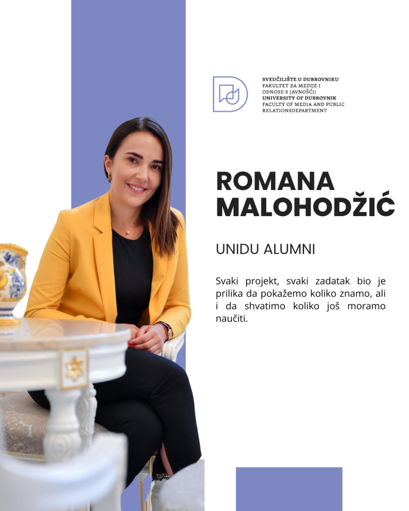 Alumni iskustvo – Romana Malohodžić | UNIDU